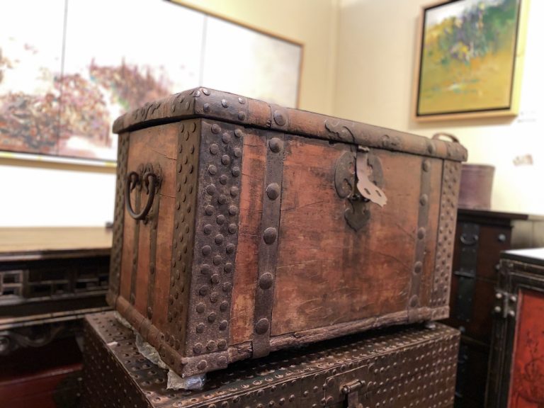 Ming Temple Money Chest with Iron Decorations – Galleries ...